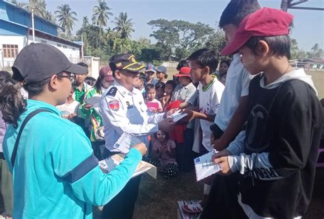 ၇၅ နှစ်မြောက် စိန်ရတုလွတ်လပ်ရေးနေ့တွင် ကျောင်းသား သူ ကလေးငယ်များအား