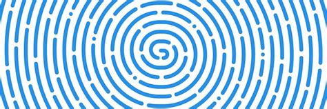 premium vector finger print code banner or fingerprint pattern