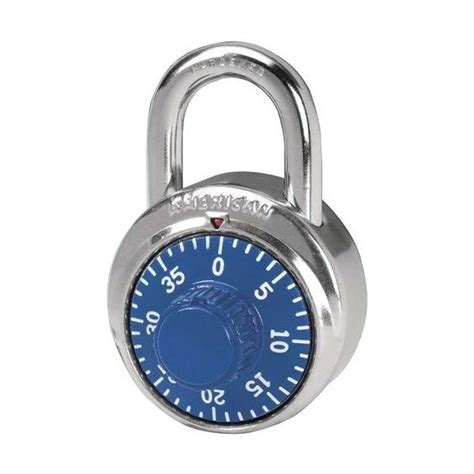 American Lock A400k Colored Dial Key Control Combination Padlock