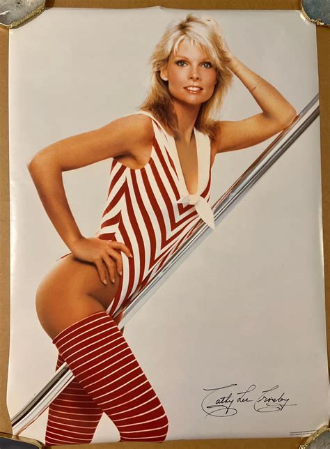Cathy Lee Crosby Vintage Poster Fitness Workout Gym 1984 80s Sports