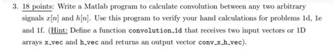 Solved Points Write A Matlab Program To Calculate Chegg