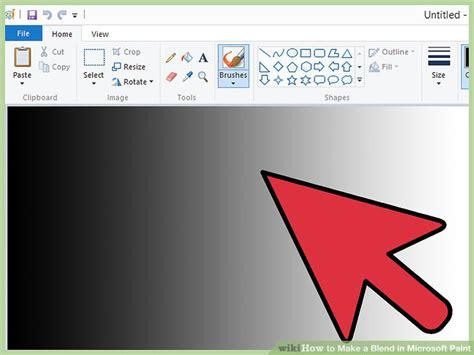 How To Make A Blend In Microsoft Paint 14 Steps With Pictures