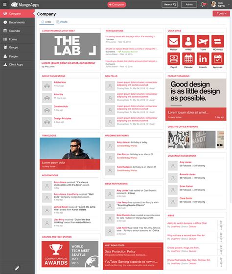 Intranet Examples Intranet And Portal App Branding Services Branding