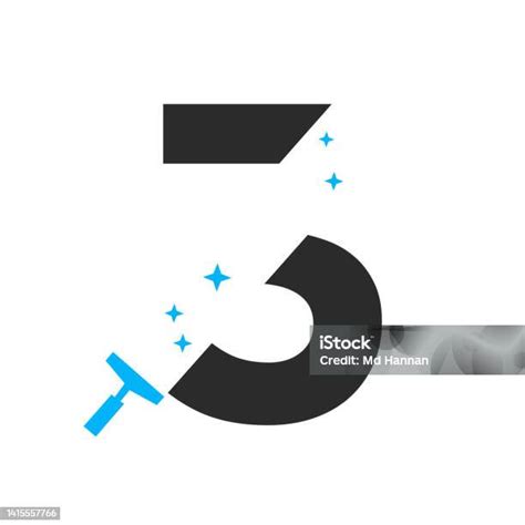 편지 3 빗자루 메이드 서비스 기호 벡터 템플릿에 대한 집 청소 로고 개념 가사 집안일에 대한 스톡 벡터 아트 및 기타 이미지 가사 집안일 가정 생활 가정의 방