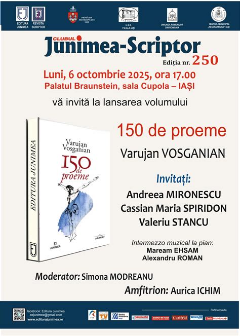 Clubul Junimea Scriptor Ediția Nr 250 Editura Junimea