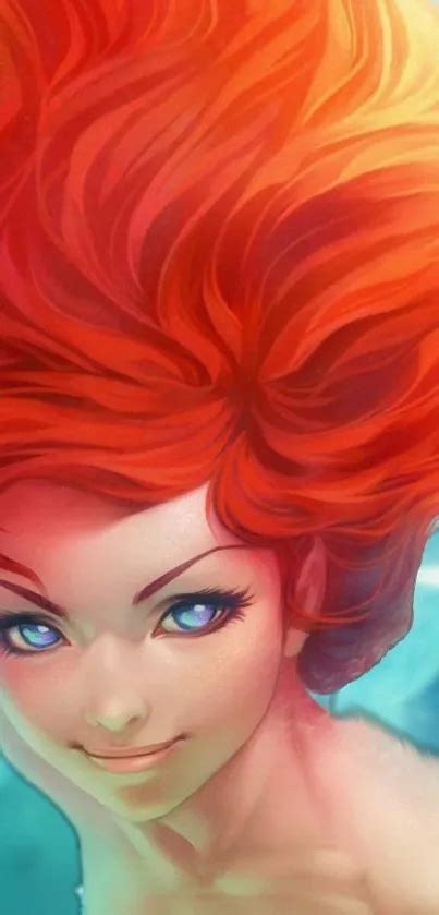 Vibrant Redhead Fantasy Art Free Download