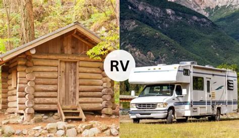 Difference Between A Log Cabin And RV Explained
