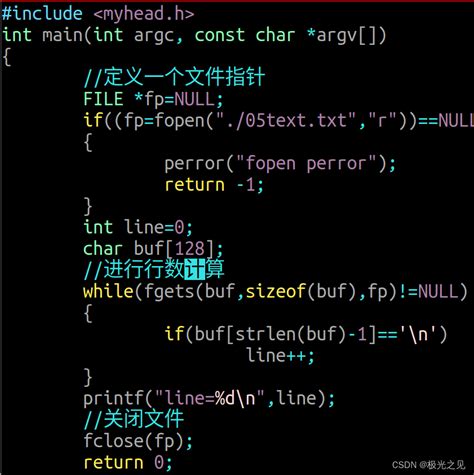 文件操作与行号计算：c语言fgets示例 csdn博客
