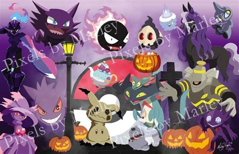 Ghost Pokemon By Pixelsbymarley On Deviantart