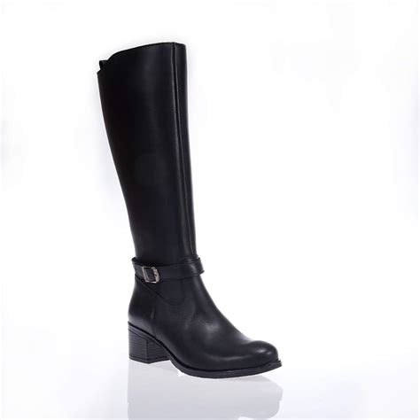 Ragazza 0625 Black Leather Boots Topshoesgr