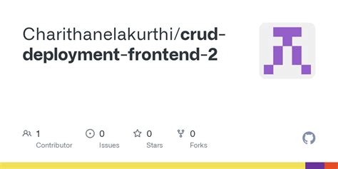 Github Charithanelakurthicrud Deployment Frontend 2