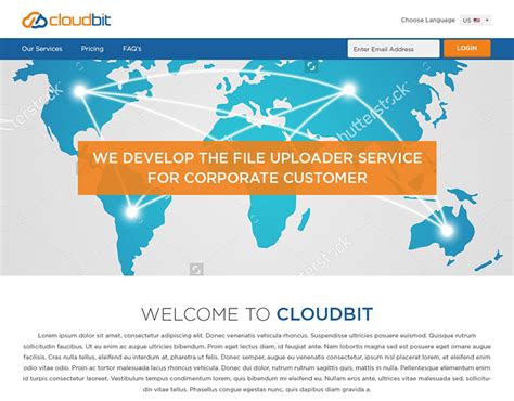 Files Uploading Service Website Design On Behance