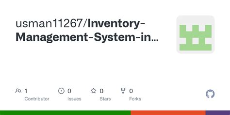 Github Usman11267inventory Management System In Blazor