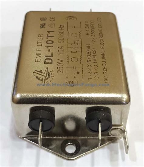 Emi Filter Dl 10t1 250v 10a 50 60hz Noise Filter F07 Star International