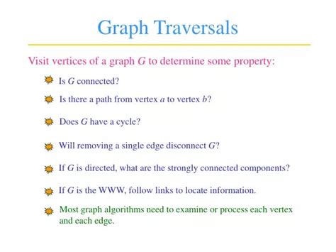 ppt graph traversals powerpoint presentation free download id 3029153