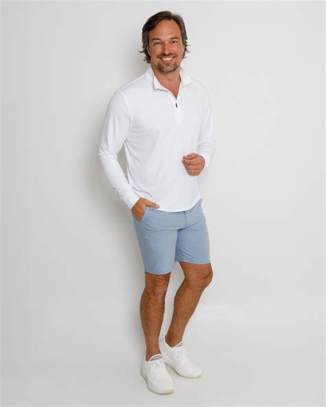 Ace Federman Short Dusty Blue Heather Andersonord Performance Apparel