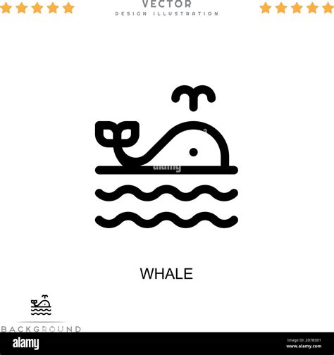 Whale Icon Simple Element From Digital Disruption Collection Line