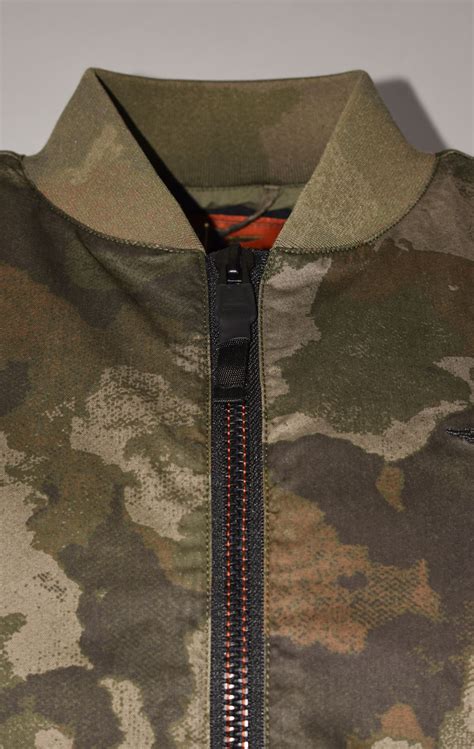 Ветровка-бомбер AERONAUTICA MILITARE big size SS 22 m/CN camouflage ...