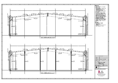 Warehouse 30m Structural Drawings Sec Pdf Real Estate Natural Environment