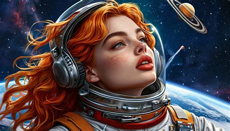 746 Neuro Ru Yanx Red Haired Android Woman By Walentywalewski On