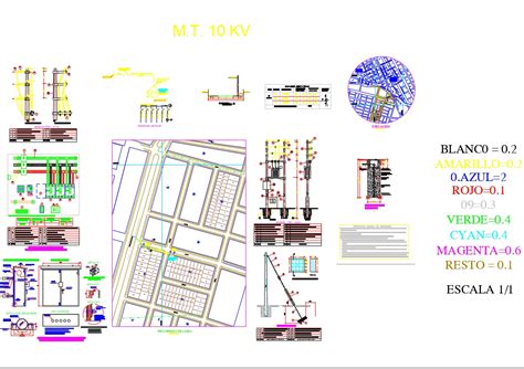 Electrical Network Distribution In Autocad Cad 464 55 Kb Bibliocad