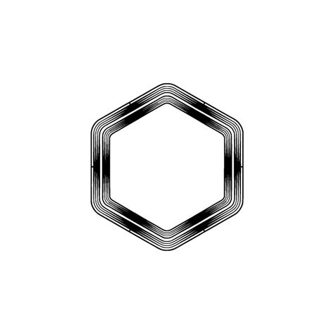 Abstract Hexagon Black And White Geometric 66951844 Vector Art At Vecteezy