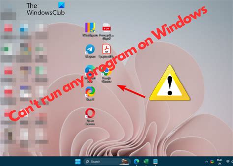 Can T Run Any Program On Windows