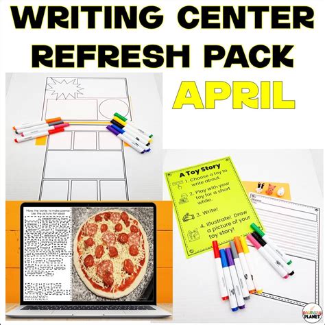 April Writing Templates Pack April Writing Center Activities