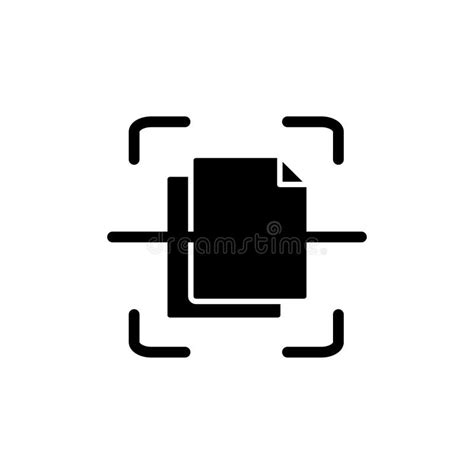 Scan Documents Icon Set Digital Paper File Scanner Vector Symbol In A Scan Documents Icon Set Digital Paper File Scanner Vector Symbol In A