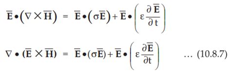 Poynting Vector And Poynting Theorem Electromagnetic Waves