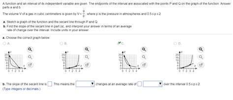 oneclass a function and an interval of its independent variable are