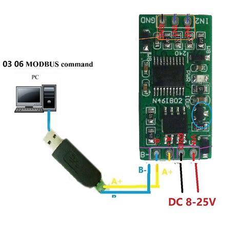 Modbus Rtu Analog Acquisition Module Ma To Rs Channel Fruugo NO