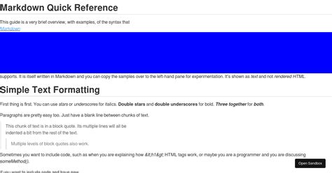 React Native Marked Examples CodeSandbox