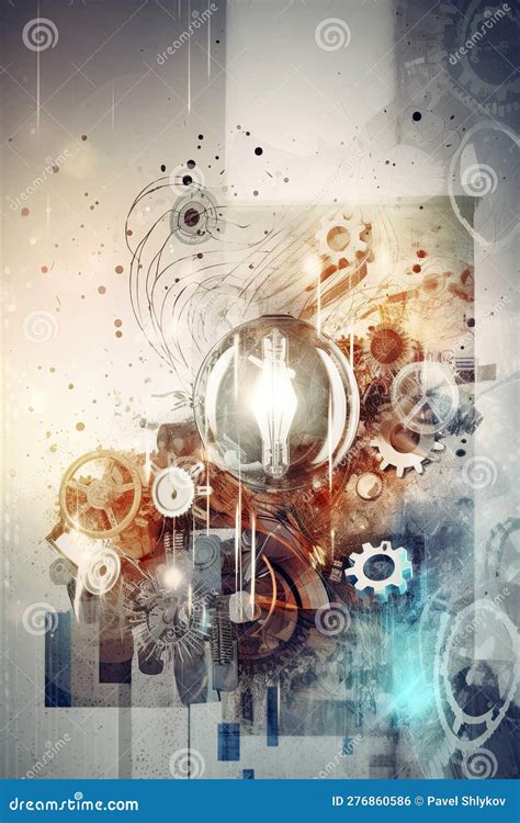 Big Data Concept Digital Neural Network Stock Illustration Illustration Of Security Tech