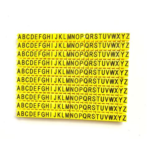 Wire Numbering Marker Colorful Wire Markers Letter A Z Cable Markers