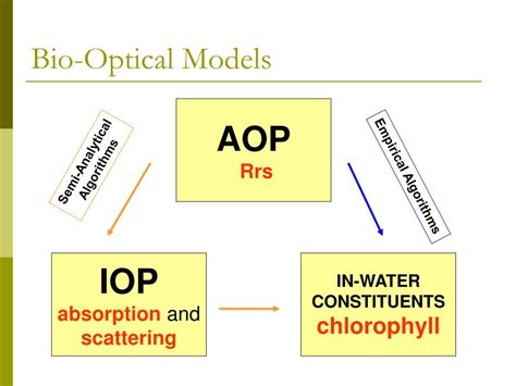 Ppt Evaluating Two Approaches To The Bio Optical Model For Coastal Waters Powerpoint