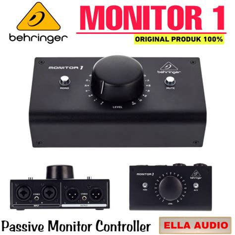 Jual Behringer Monitor 1 Passive Stereo Monitor And Volume Controller