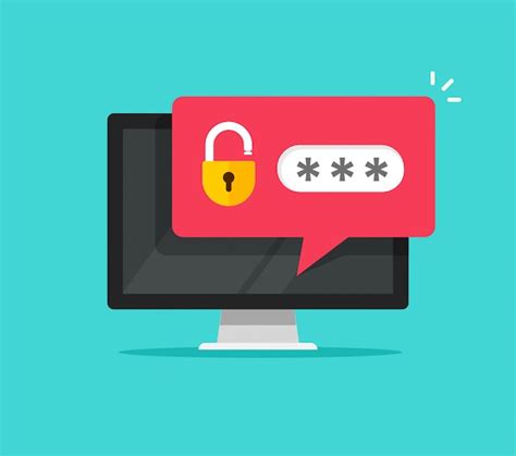 Premium Vector Cloud Password Security