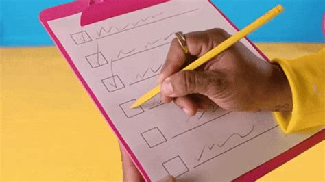 Completed Hand Checking List 