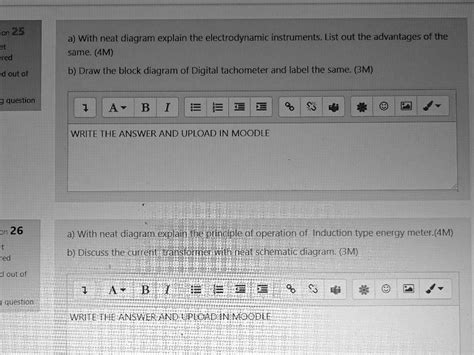 Solved Ion25 Et Red A With Neat Diagram Explain The Electrodynamic