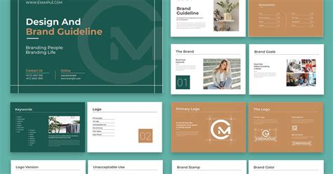 Brand Guideline Print Templates Ft A4 And Brandguidelines Envato