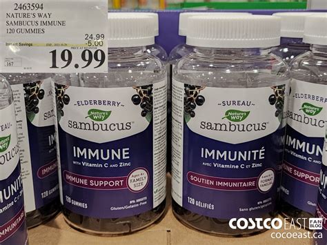 2463594 Nature S Way Sambucus Immune 120 Gummies 5 00 Instant Savings Expires On 2023 10 29 19