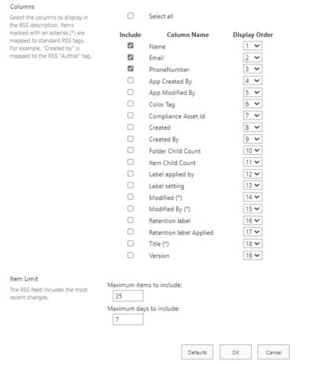 understanding rss feeds in sharepoint