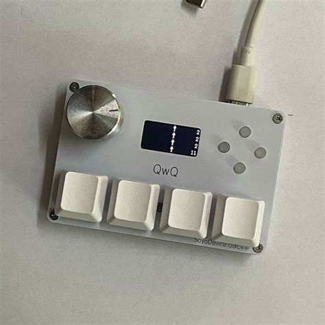 SayoDevice White 4 Key O3C OSU Rapid Trigger Custom Keyboard Hall Magnetic Axis Gaming