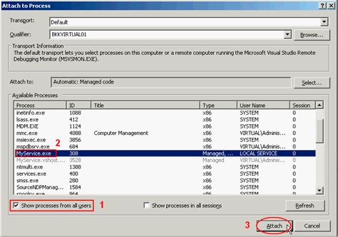 Developing Windows Service On VB NET Part Debug Service