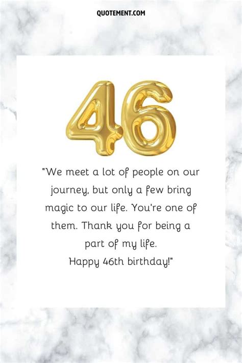 120 Happy 46th Birthday Wishes For Your Special People