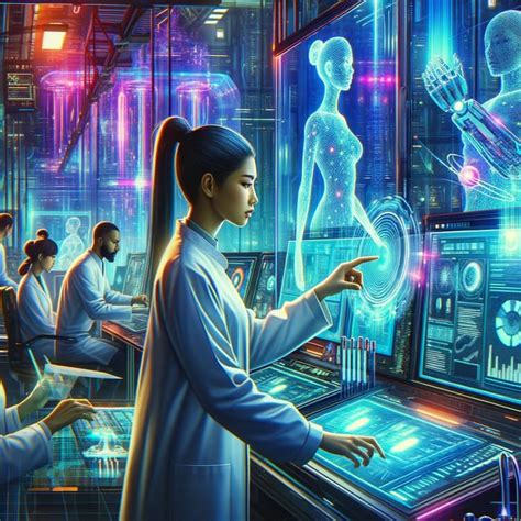 Cutting Edge Ai Tech Experiments By Diverse Scientists In Futuristic