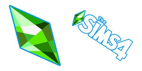 The Sims 4 Plumbob And Logo Cursor Windows Cursors Sweezy