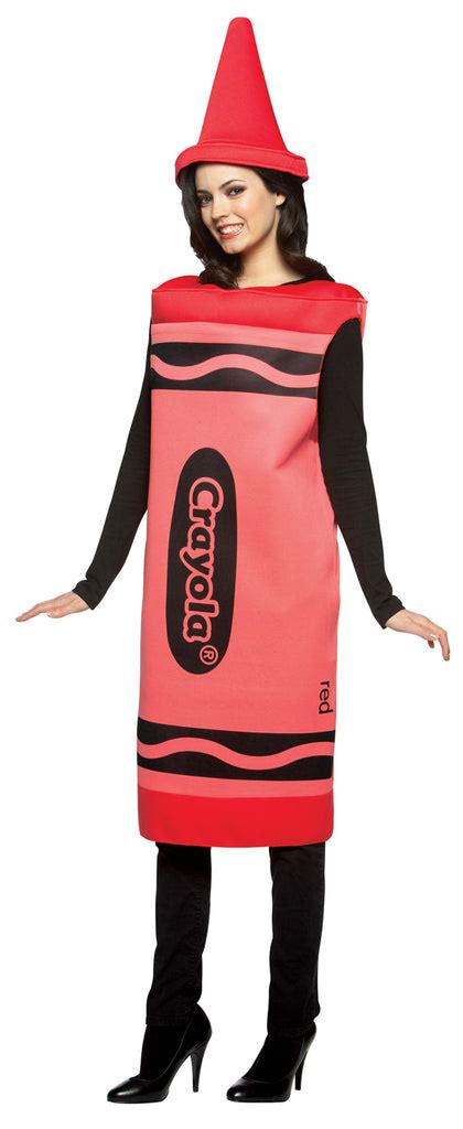 Crayola Crayon Adult Costume Halloween Hallway