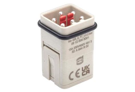 Han Q 70 Push In Male Insert 09120075001